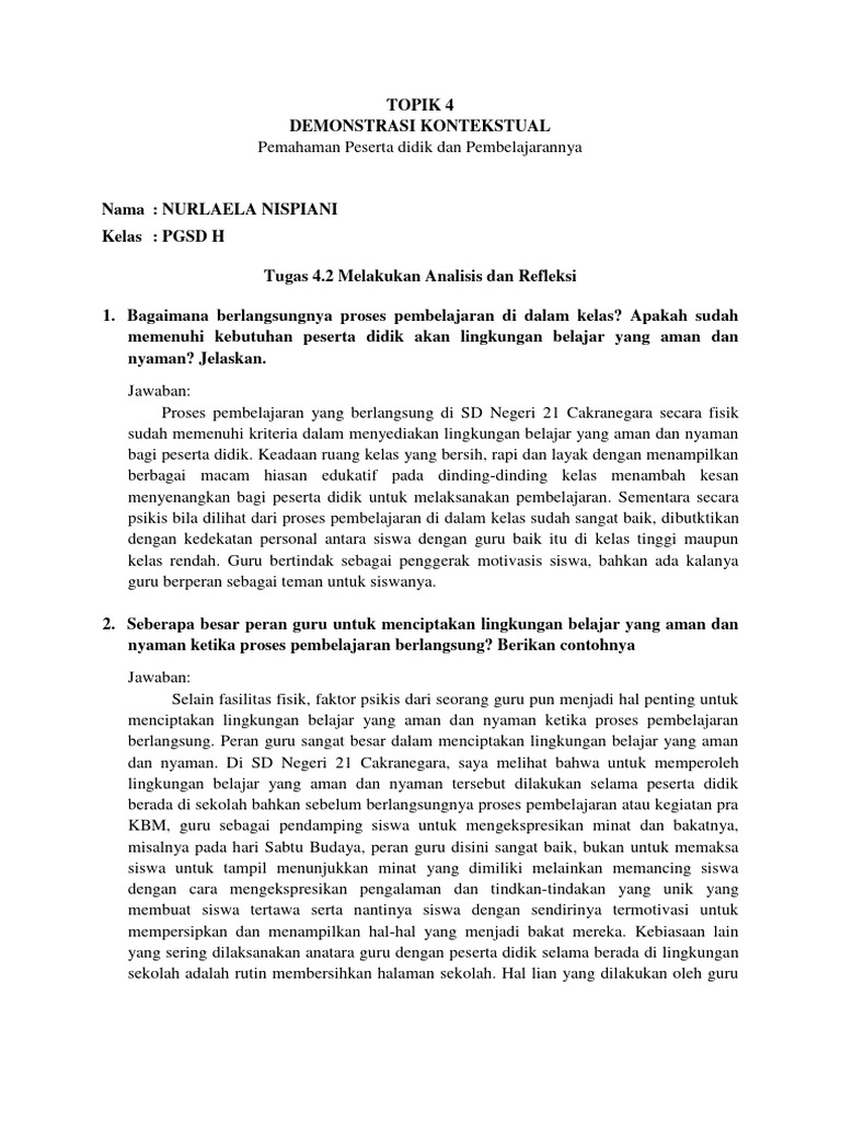 TOPIK 4 Demonstrasi Kontekstual PPDP | PDF
