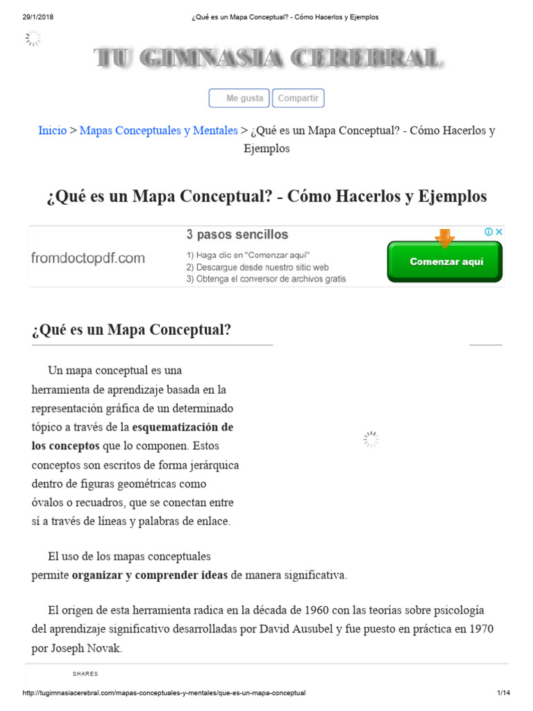 Guía Completa de Mapas Conceptuales | PDF | Aprendizaje | Cognición
