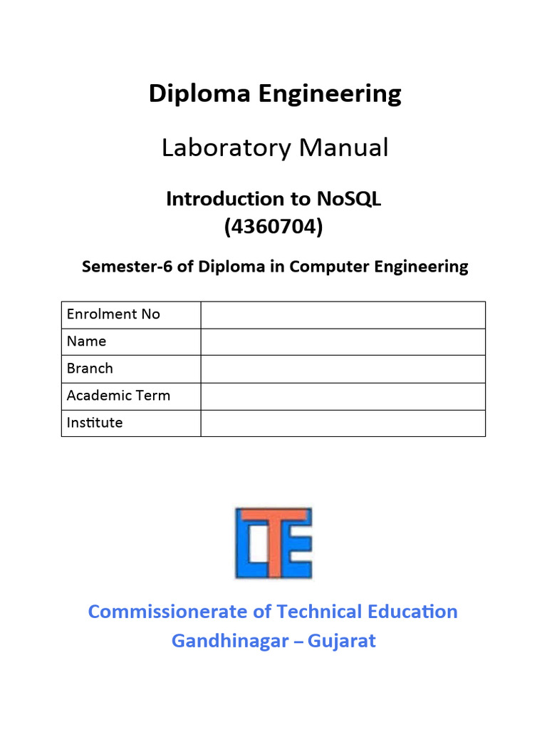 6 4360704 Nosql Lab Manual | PDF | No Sql | Databases