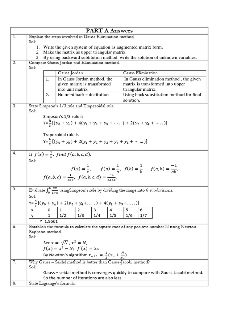 Part A Answers | Download Free PDF | Theoretical Computer Science | Algebra