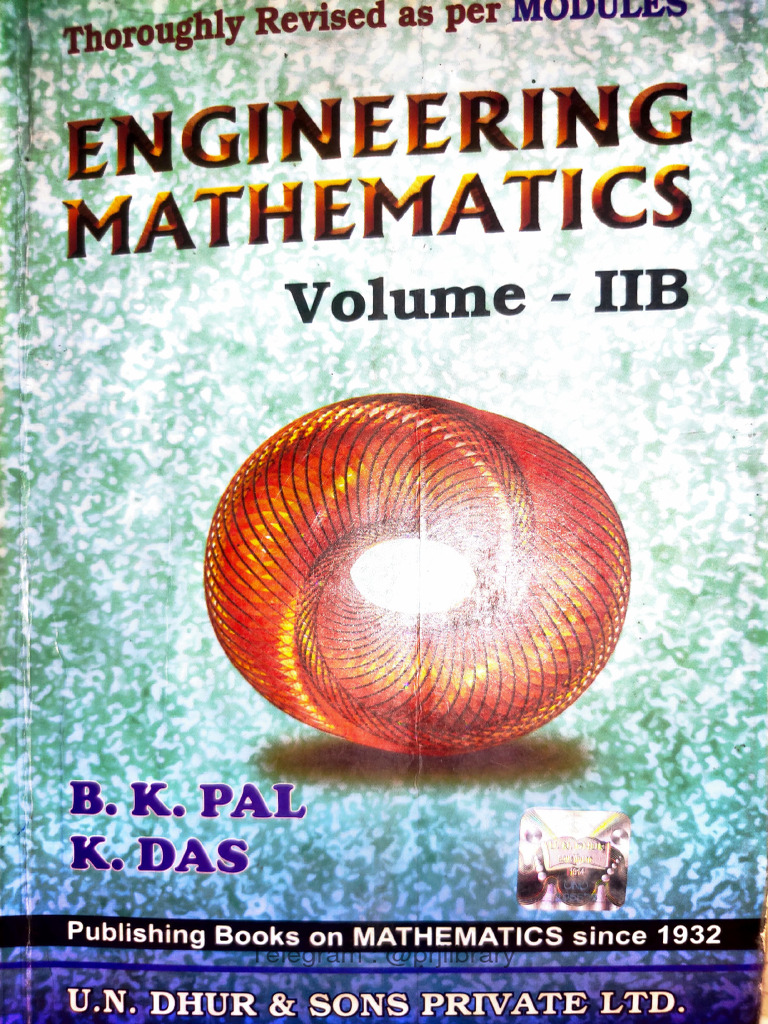 Engg Math IIB B.k.pal K.das | PDF