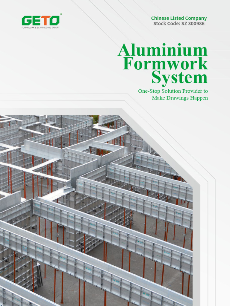 GETO Aluminium Formwork Overview | PDF | Welding | Construction