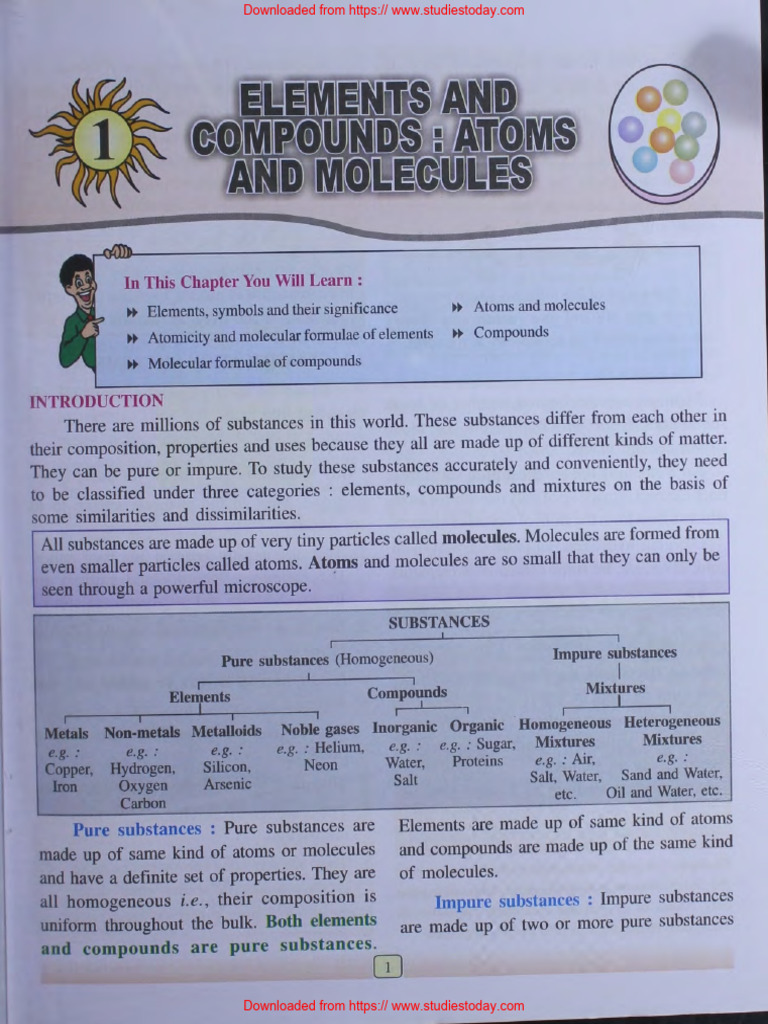 ICSE Class 7 Chemistry Chapter 1 PDF | PDF