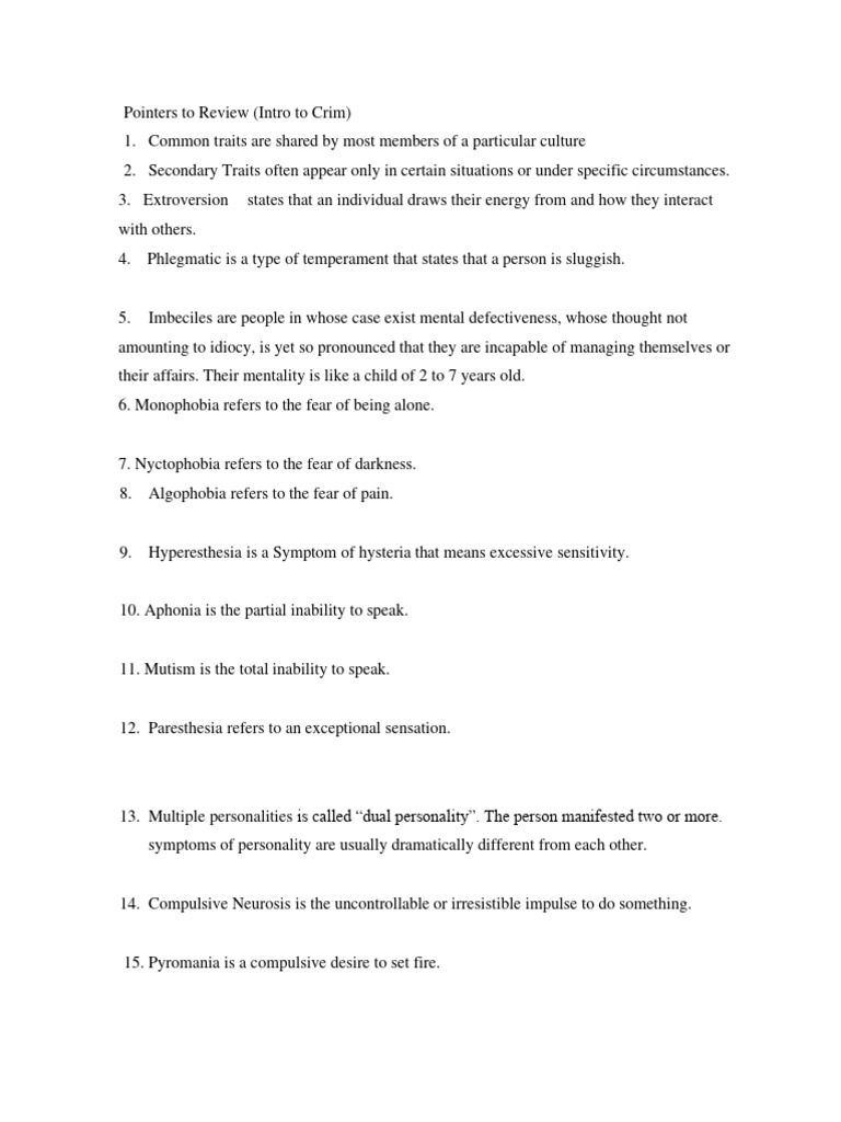 Criminology Concepts Overview | PDF | Criminology | Crimes