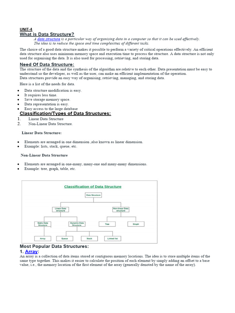 Unit 4pps2 | PDF | Queue (Abstract Data Type) | Data Structure