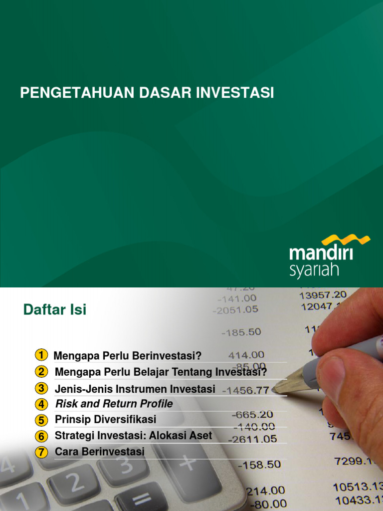 Investasi & Portofolio Management | PDF | Pengelolaan Keuangan & Uang