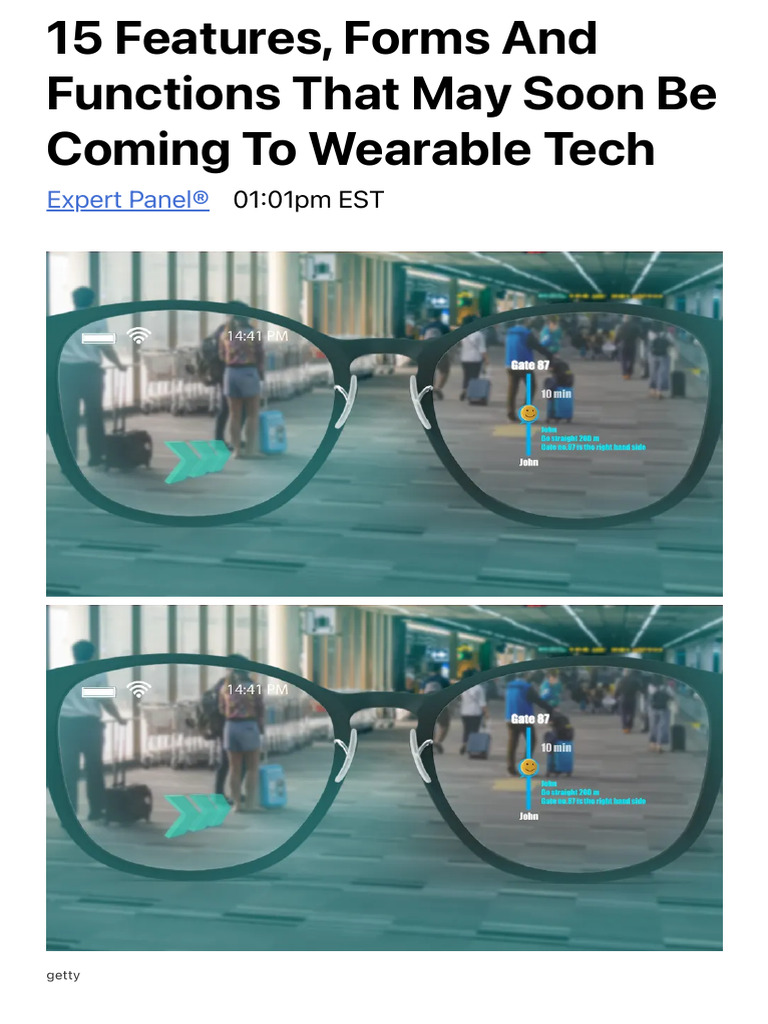15 Features, Forms and Functions That May Soon Be Coming To Wearable ...