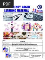 SAG - Events Management Services NC III | PDF | Information