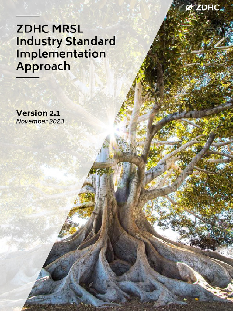 ZDHC MRSL Industry Standard Implementation Approach: November 2023 | PDF | Supply Chain ...
