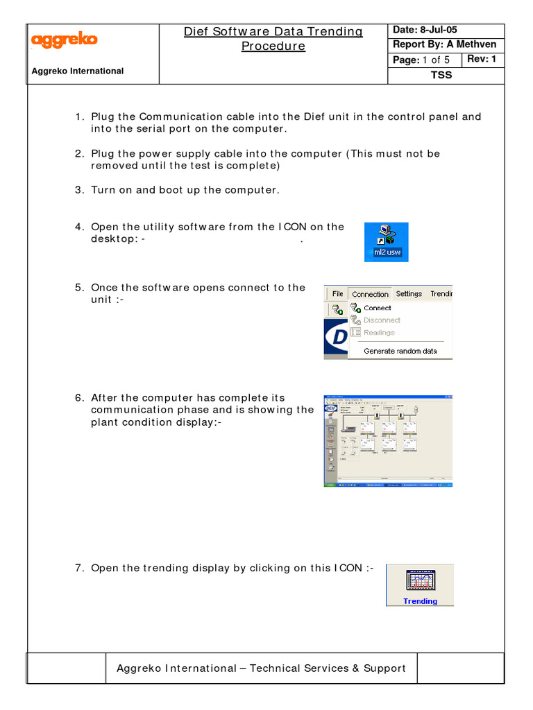 Deif Data Trending Procedure | PDF | Icon (Computing) | System Software