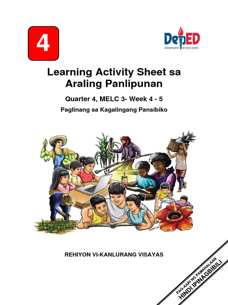 Learning Activity Sheet | PDF