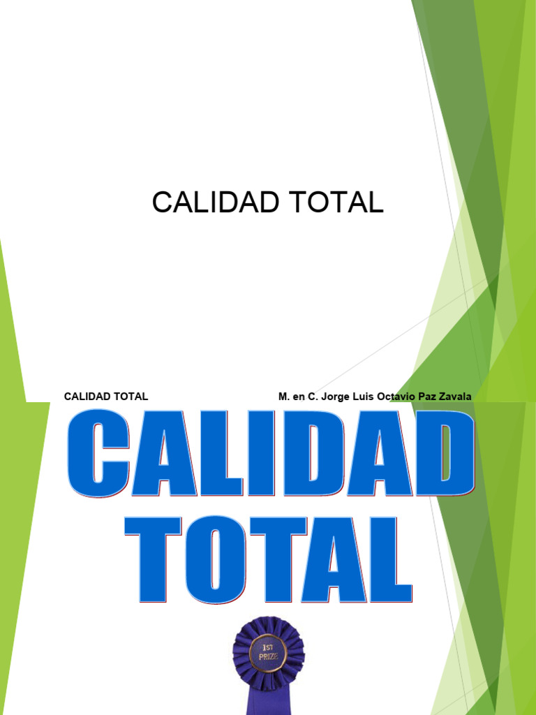 Calidad Total | PDF | Calidad (comercial) | Iso 9000