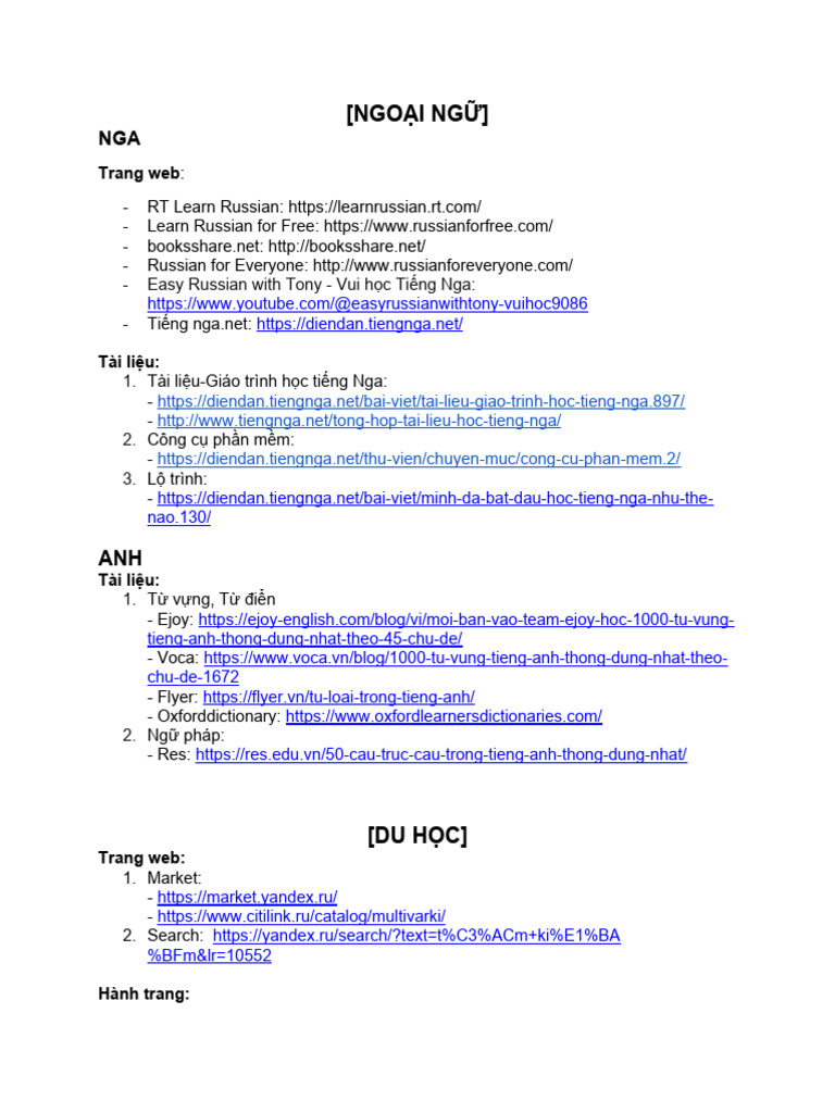 (Ngoại Ngữ) : - - - - - Easy Russian with Tony - Vui học Tiếng Nga: | PDF