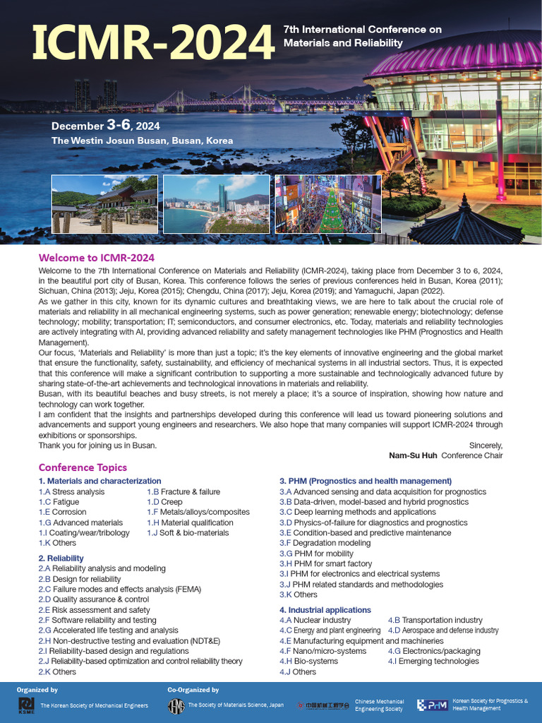 Icmr 2024 | Download Free PDF | Reliability Engineering | Engineering