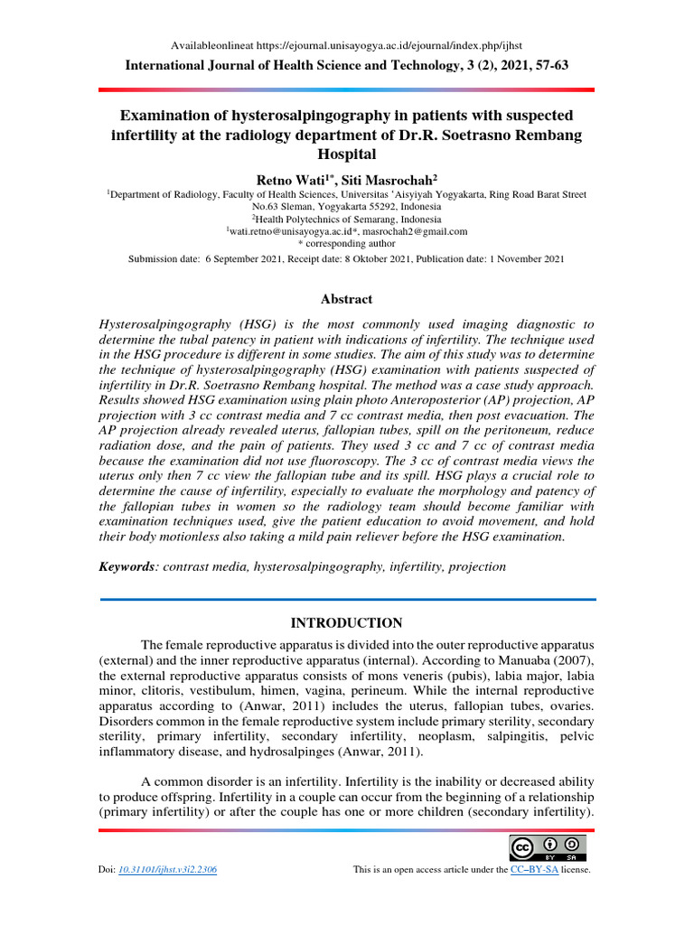 Erwin Rasyid,+6 3 2 2021 | PDF | Infertility | Mammal Female ...