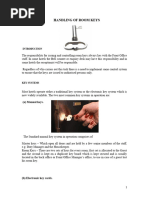 Key Control Procedure Detailed Hotel Security JNU | PDF