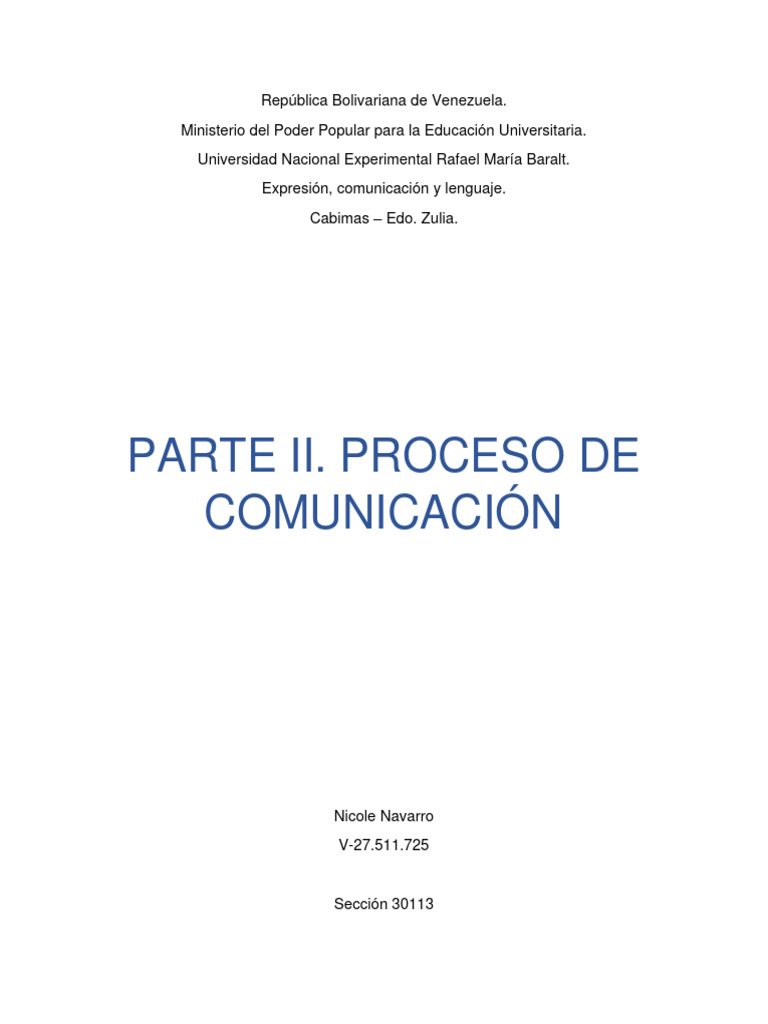 Proceso de Comunicacion 2 | PDF | Business | Comunicación