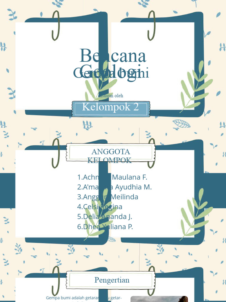 Bencana Gempa Bumi k.2 | PDF