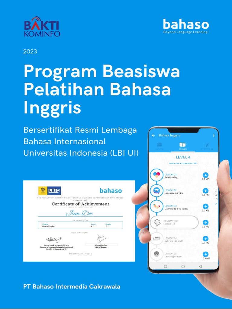 Proposal Pengajuan Beasiswa | PDF