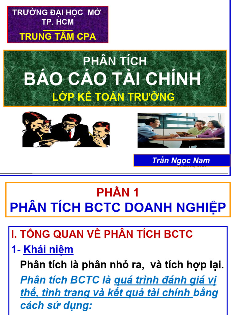 Phan Tich BCTC DN Va HCSN | PDF