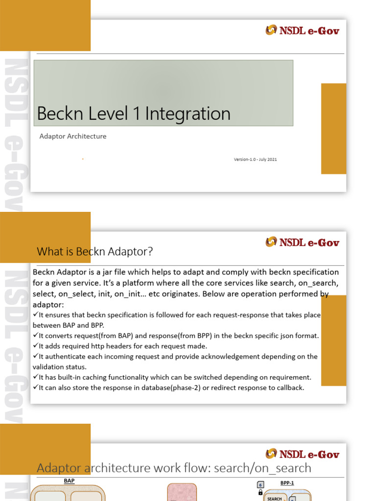 Beckn L1 API Technical Configuration | PDF | Port (Computer Networking) | Computer Data