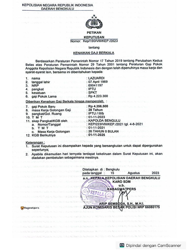 69040197-Riwayat Kgb-Kep KGB File-20231101 | PDF