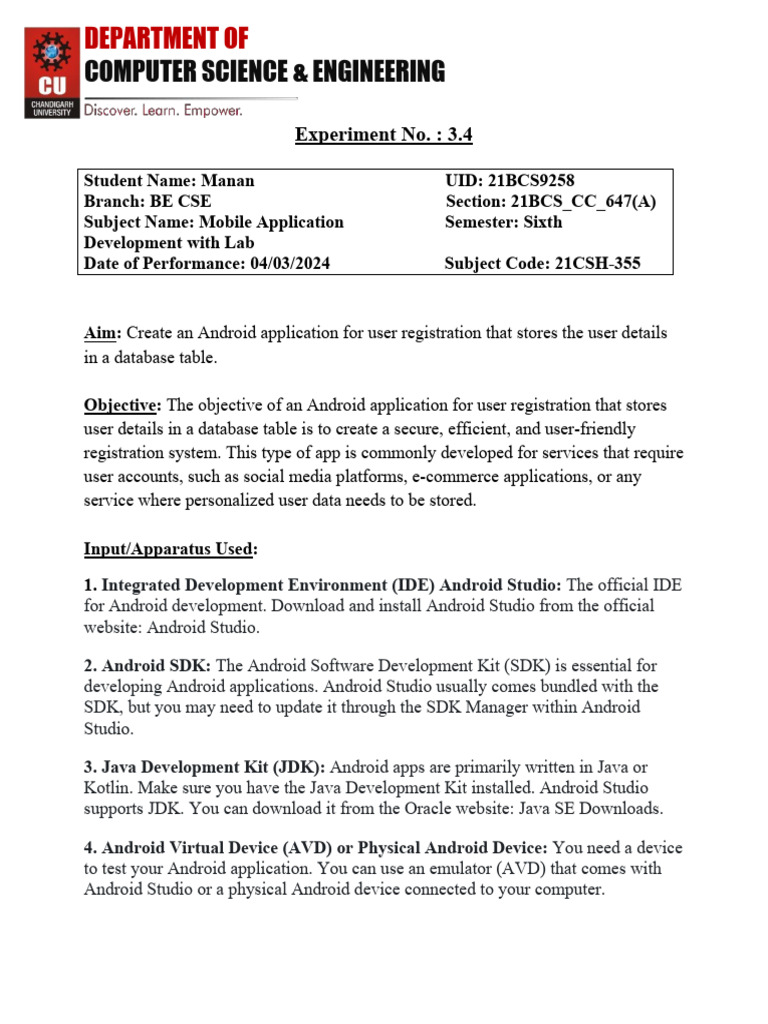 Manan Mad 3.4 | PDF | Android (Operating System) | Application Software