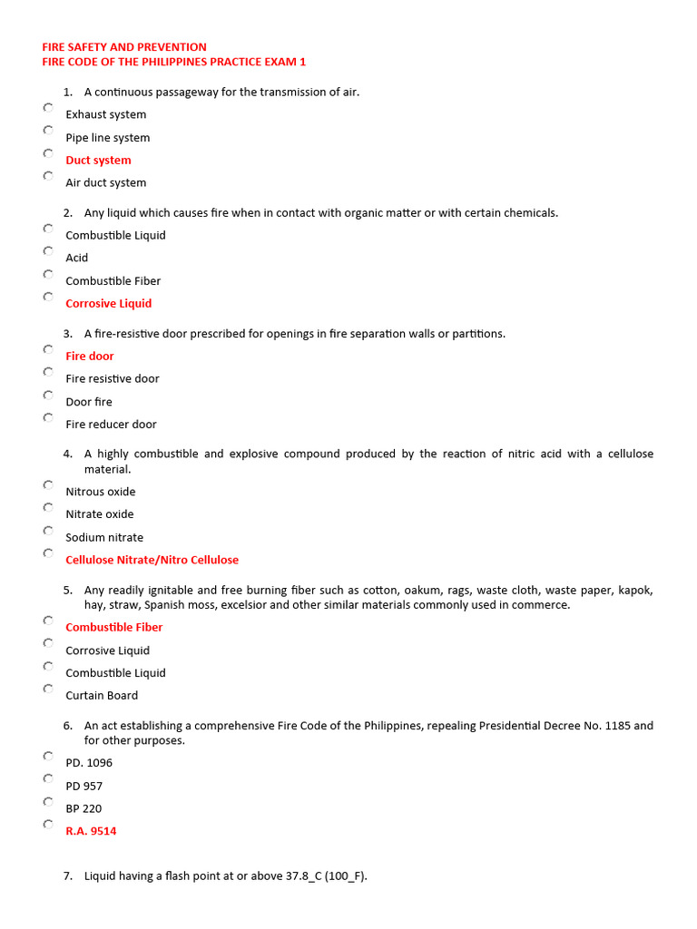 Fire Safety and Prevention - Fire Code of The Philippines | PDF | Fires ...