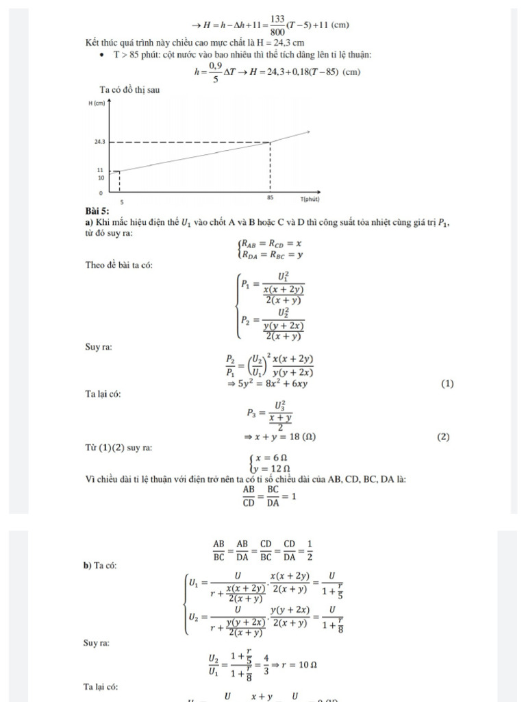 onluyen.vn - Đáp án đề lý chuyên vào lớp 10 THPT chuyên KHTN 2020 | PDF