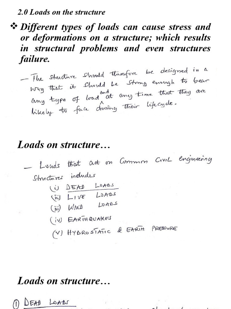 Structural Load Types & Effects | PDF