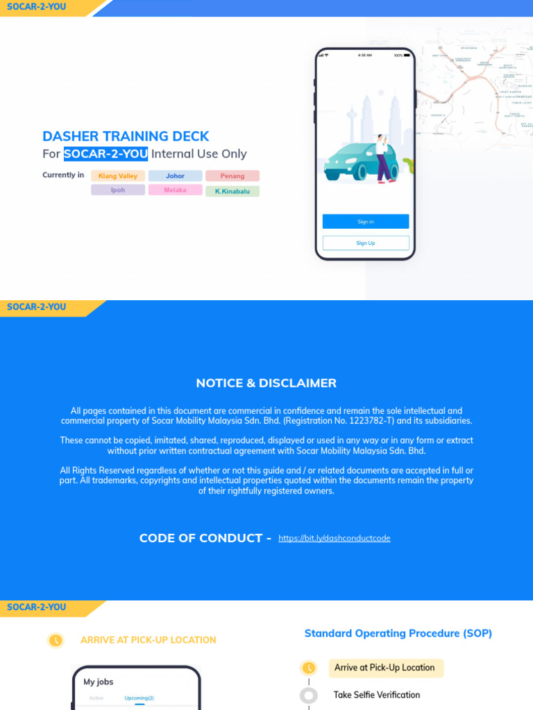Dasher Training Deck: Socar-2-You | PDF
