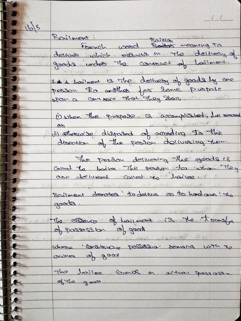 Contract 2 written notes | PDF