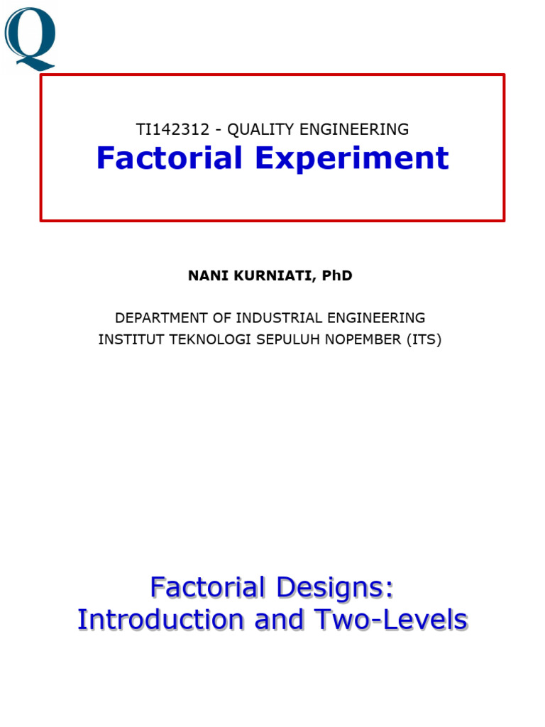 3a. Factorial Experiment | Download Free PDF | Regression Analysis ...