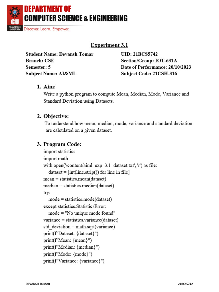 3.1 Aiml | PDF | Teaching Methods & Materials
