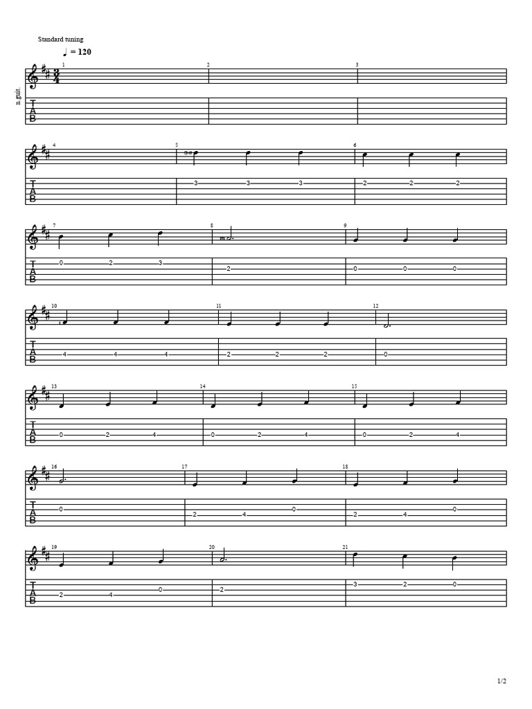 French Folk Song | PDF