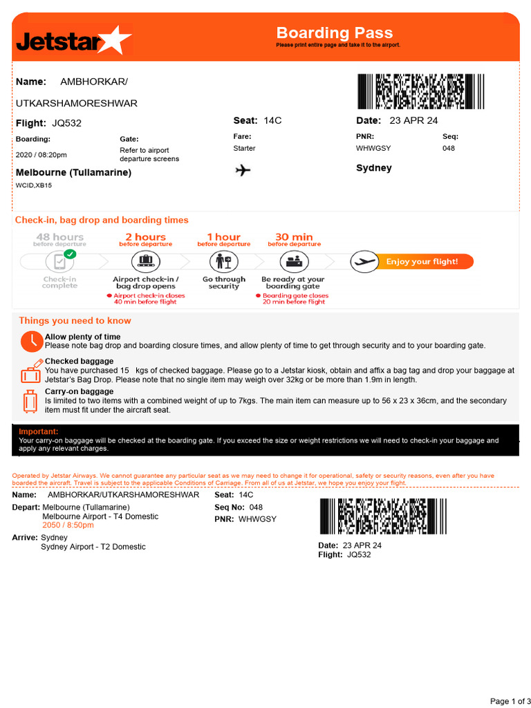 Jetstar | PDF | Baggage | Aviation