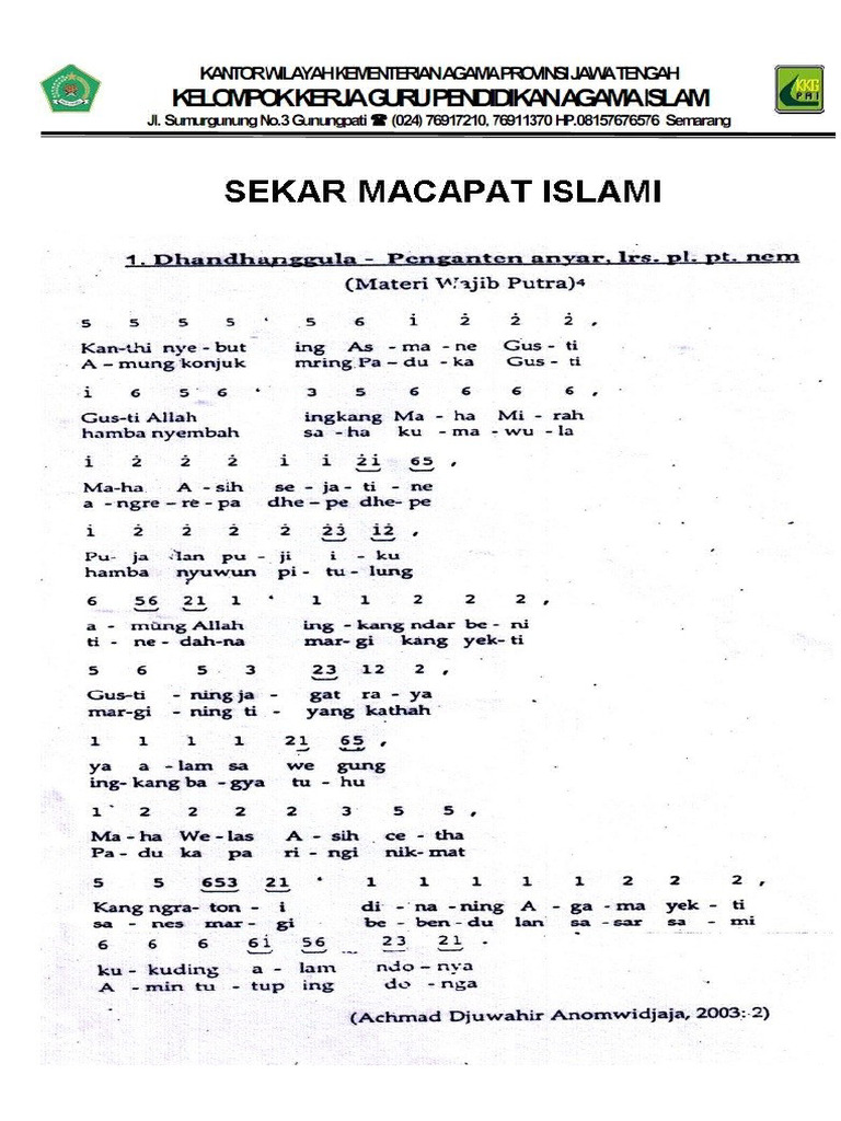 Macapat Mapsi | PDF