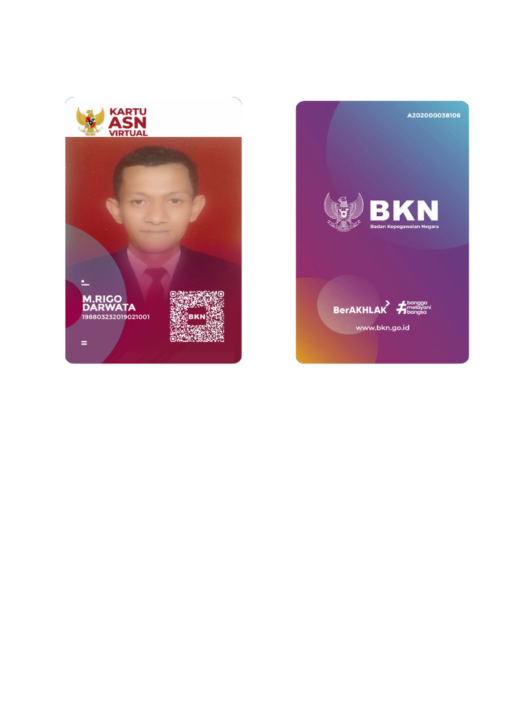 Kartu Virtual ASN | PDF