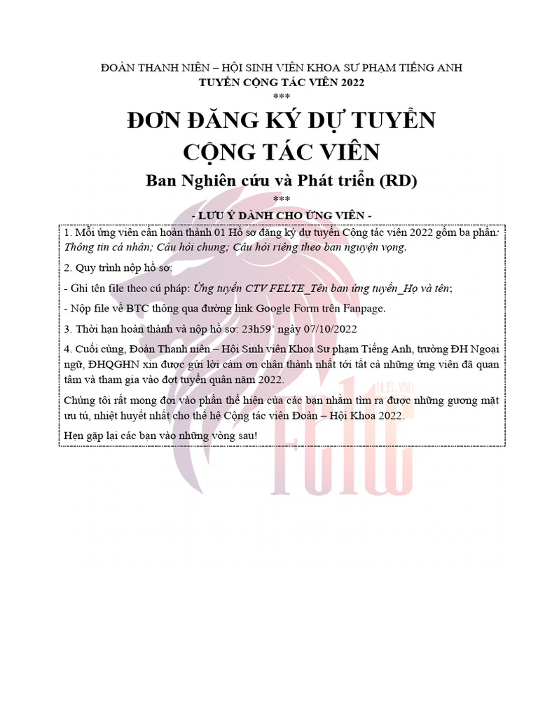 (RD) Đặng Kim Ngân - QH2022 - E15 | PDF