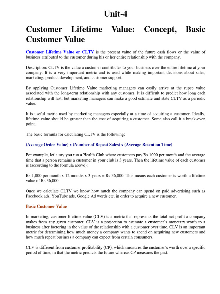 MA Unit-4 | Download Free PDF | Market Segmentation | Marketing