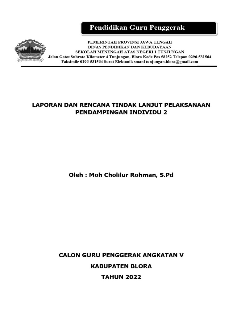 Laporan Dan RTL Pi 2 PDF Free | PDF | Karier & Perkembangan