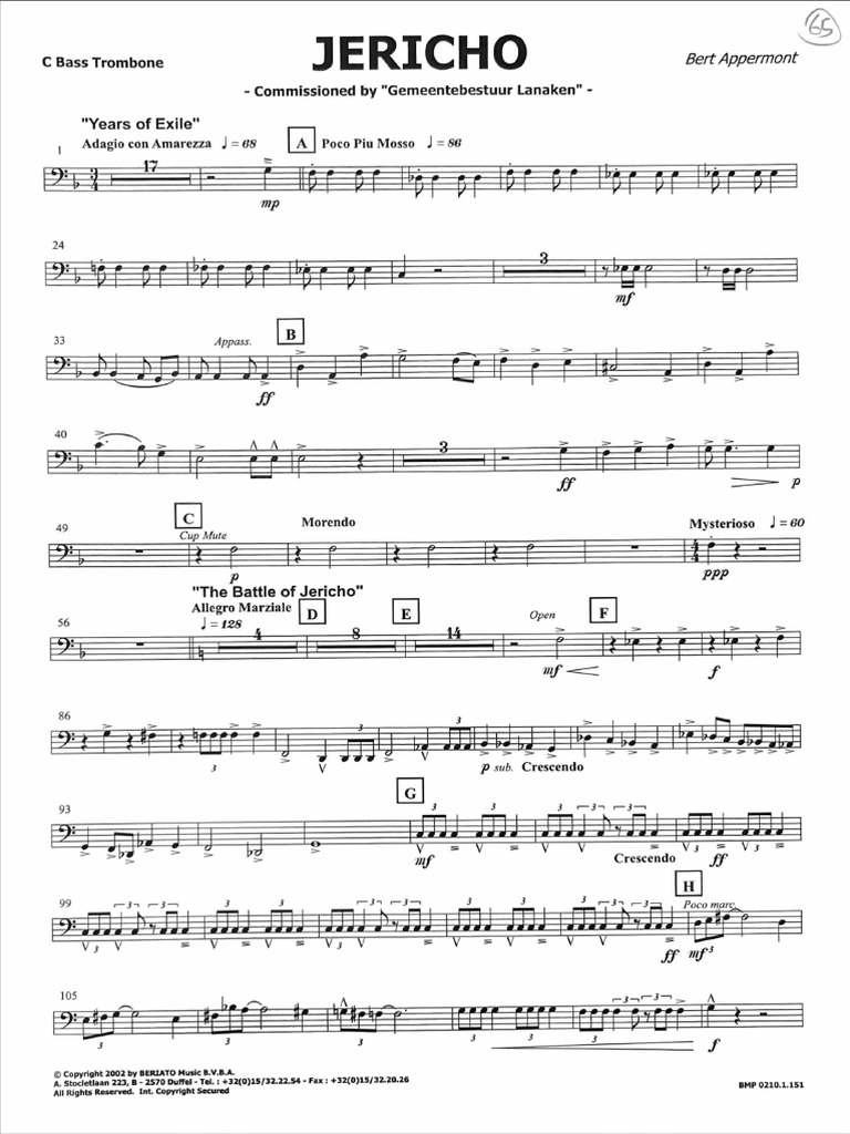 Jericho C Bass Trombone | PDF