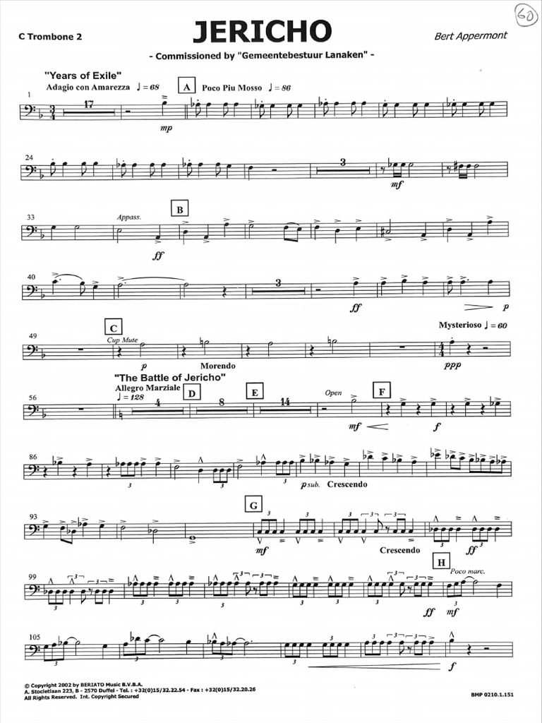 Jericho C Trombone 2 | PDF
