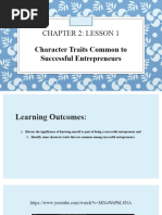 Lesson 2 - Entrepreneurial Character Traits, Skills, and COmpetencies ...