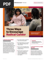 Radical Candor Practice Playbook | PDF | Conversation | Humility