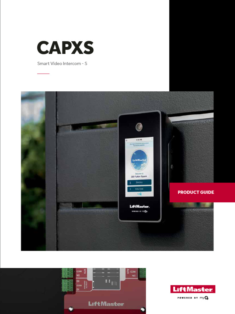 CAPXS Product Guide | Download Free PDF | Touchscreen | Video