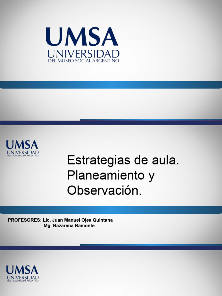 Clase 4 Estrategias De Aula Pdf Enseñando Maestros