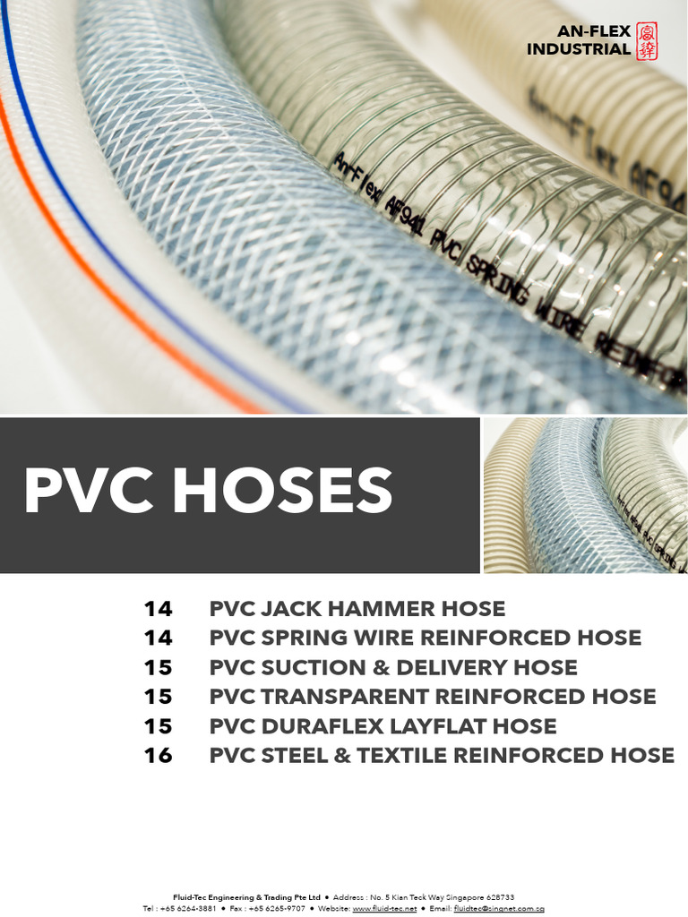 PVC Hoses | PDF | Hose | Pipe (Fluid Conveyance)