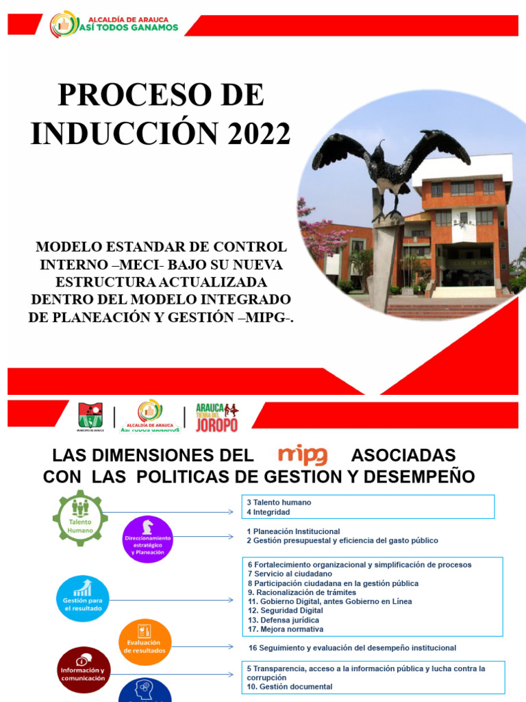 Modelo Estandar de Control Interno Meci | PDF | Gobierno E | Planificación