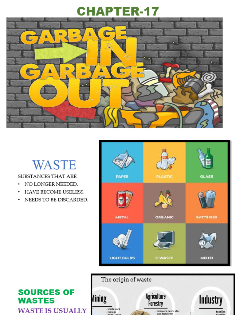 Garbage In, Garbage Out | PDF | Waste | Biodegradation